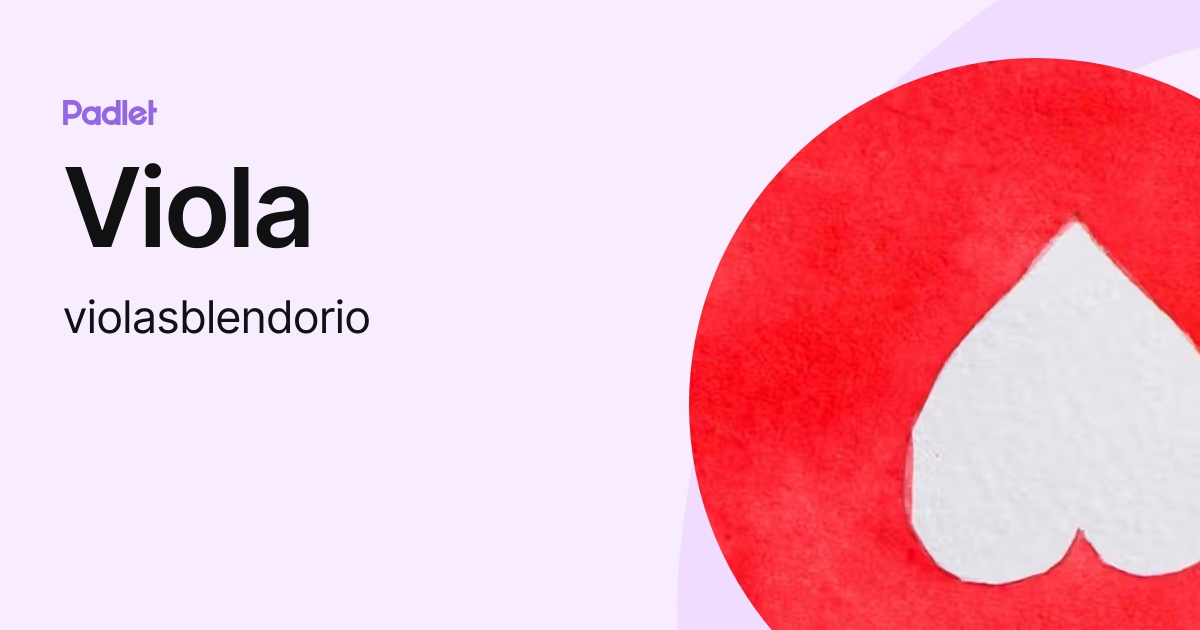 Viola Violasblendorio Profile Padlet
