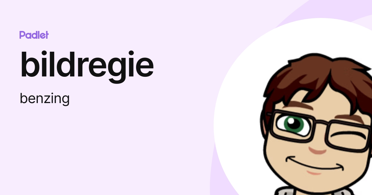 bildregie (benzing) profile | Padlet