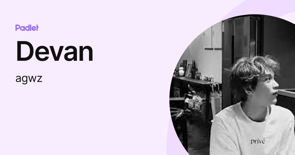 Profil Devan (agwz) | Padlet