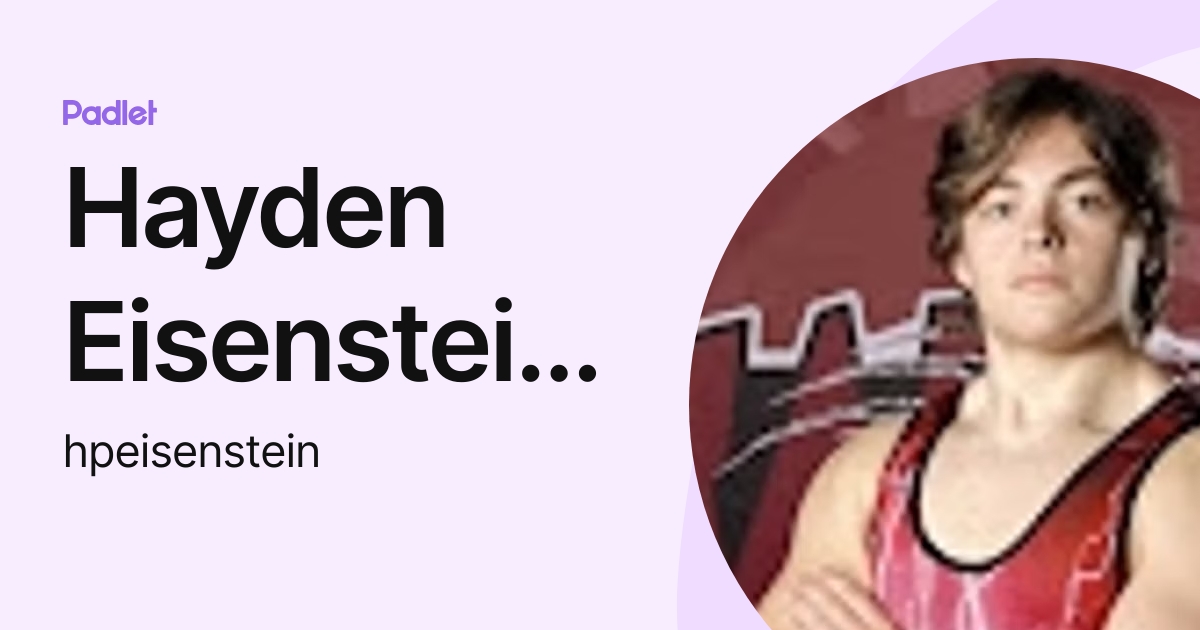 Hayden Eisenstein _ Student - WakefieldMS (hpeisenstein) profile | Padlet