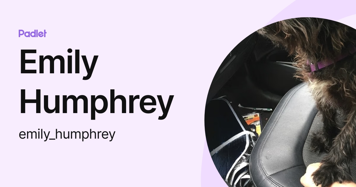 Emily Humphrey (emily_humphrey) profile | Padlet