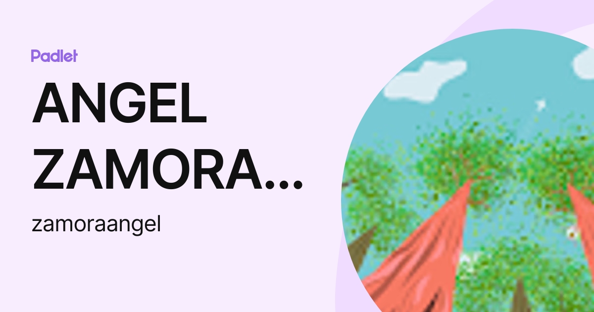 ANGEL ZAMORA QUISPE (zamoraangel) profile | Padlet
