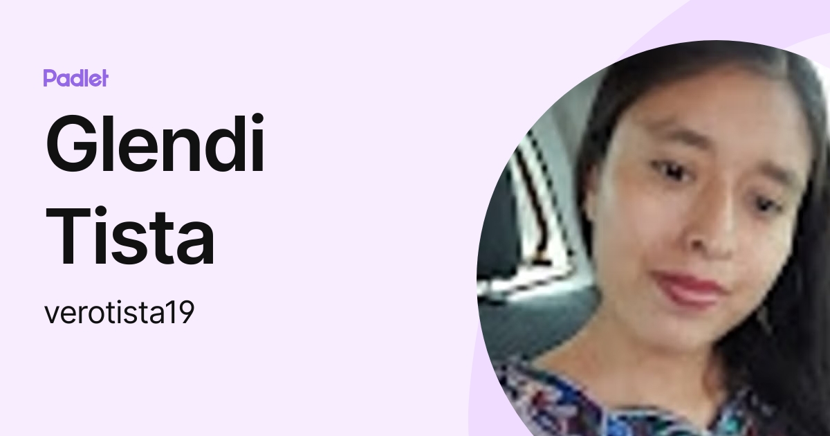 Glendi Tista (verotista19) profile | Padlet