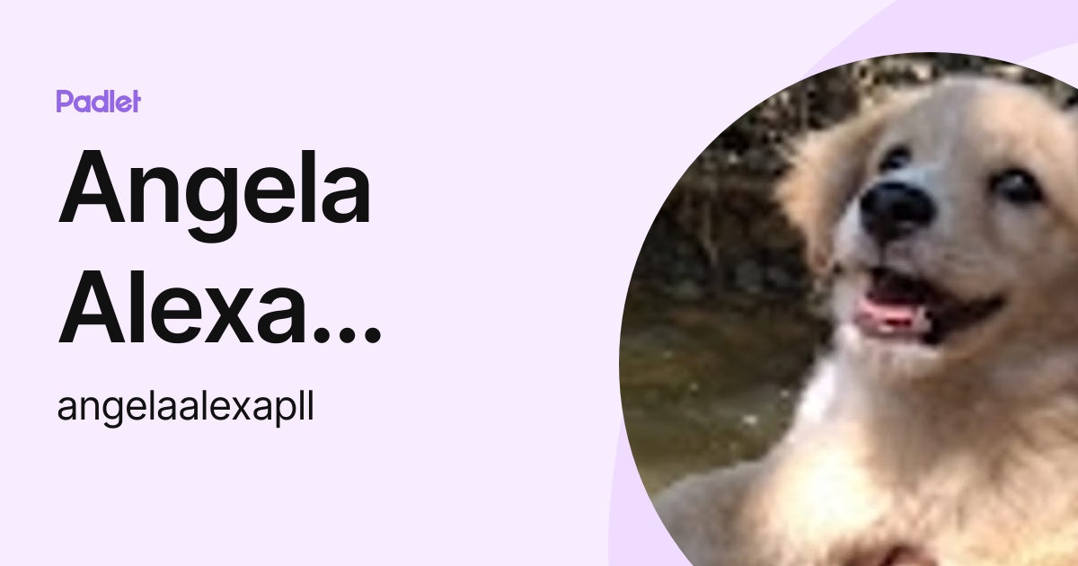 Angela Alexa Pintado Llanos (angelaalexapll) profile | Padlet