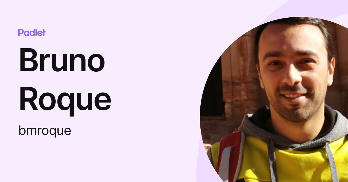 Bruno Roque (bmroque) profile | Padlet