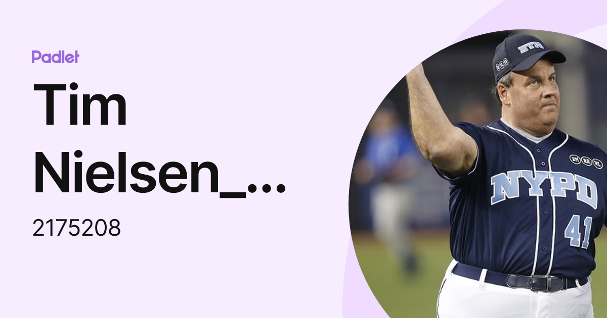 Tim Nielsen_2175208 (2175208) profile | Padlet