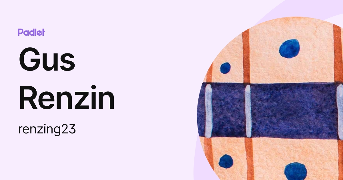 Gus Renzin (renzing23) profile | Padlet