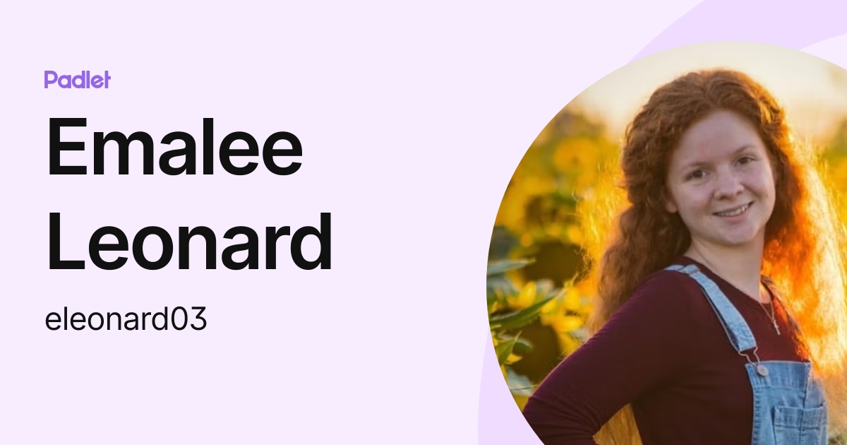 Emalee Leonard (eleonard03) profile | Padlet