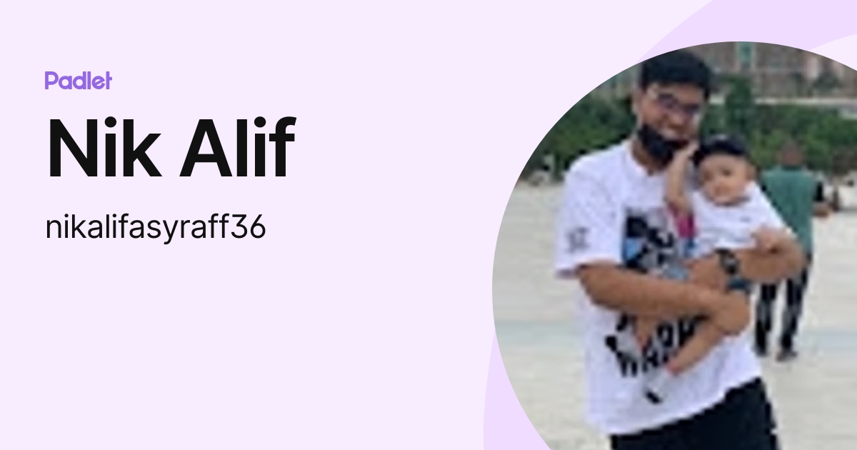 Nik Alif (nikalifasyraff36) profile | Padlet