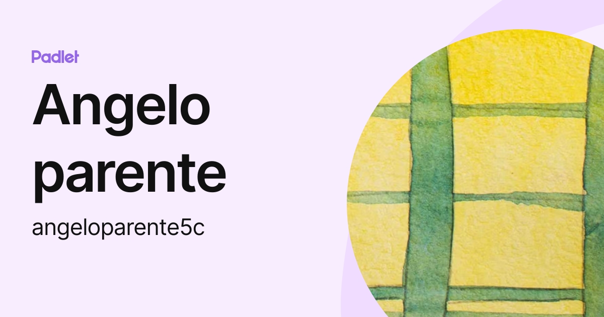 Angelo parente (angeloparente5c) profile | Padlet