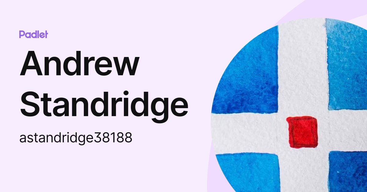 Andrew Standridge (astandridge38188) profile | Padlet