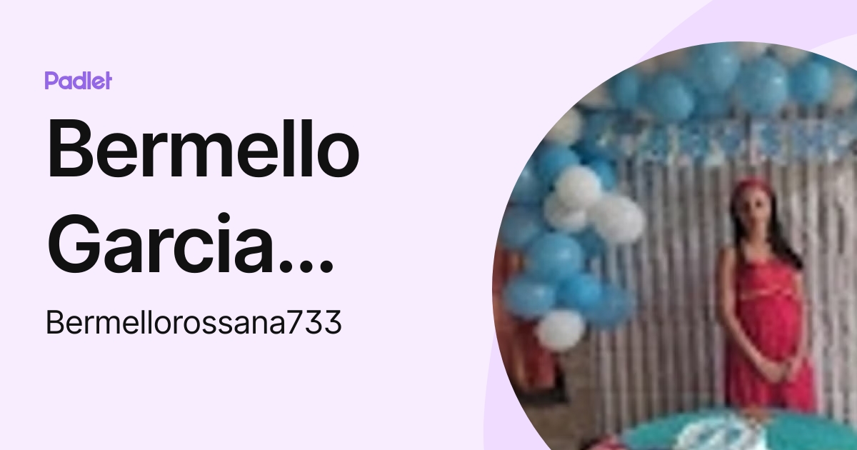 Bermello Garcia ROSSANA Marilyn (Bermellorossana733) profile | Padlet