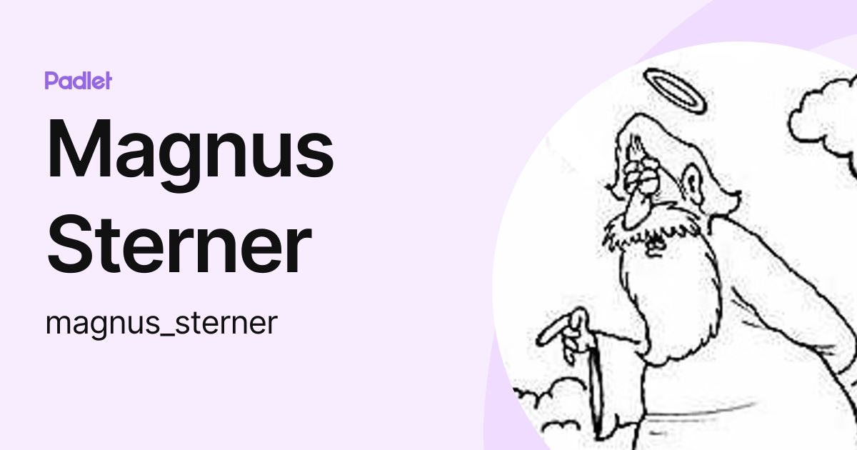 Magnus Sterner (magnus_sterner) profile | Padlet