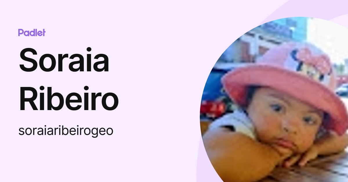 Soraia Ribeiro (soraiaribeirogeo) profile | Padlet