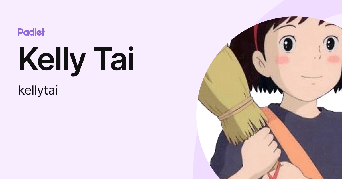 Kelly Tai (kellytai) profile | Padlet
