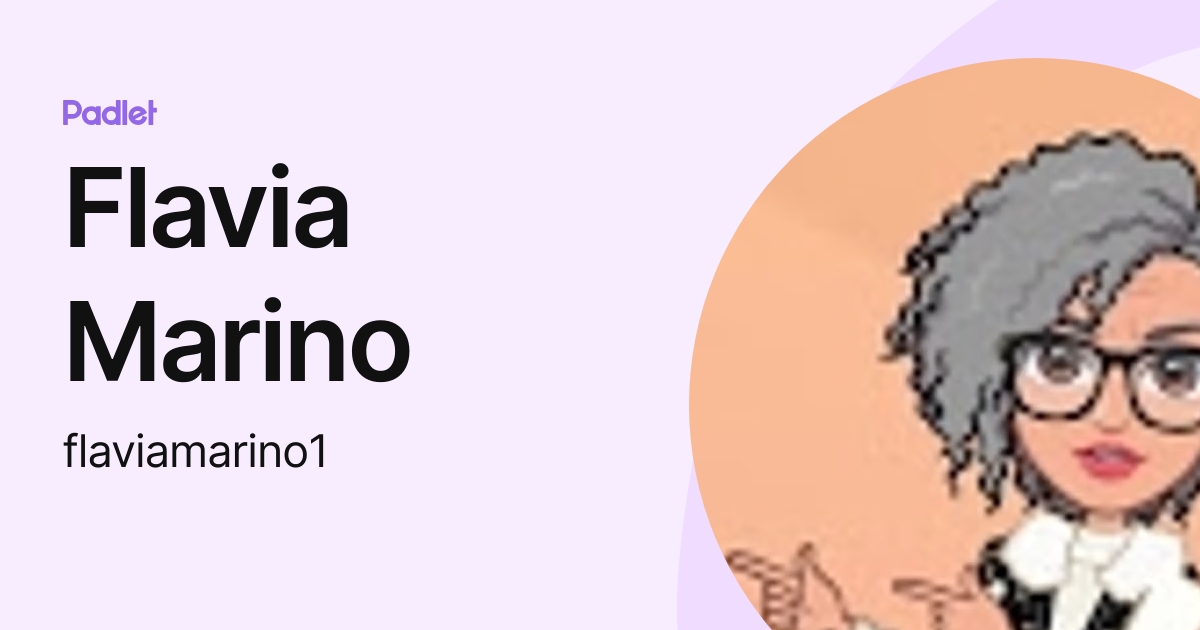 Flavia Marino (flaviamarino1) profile | Padlet