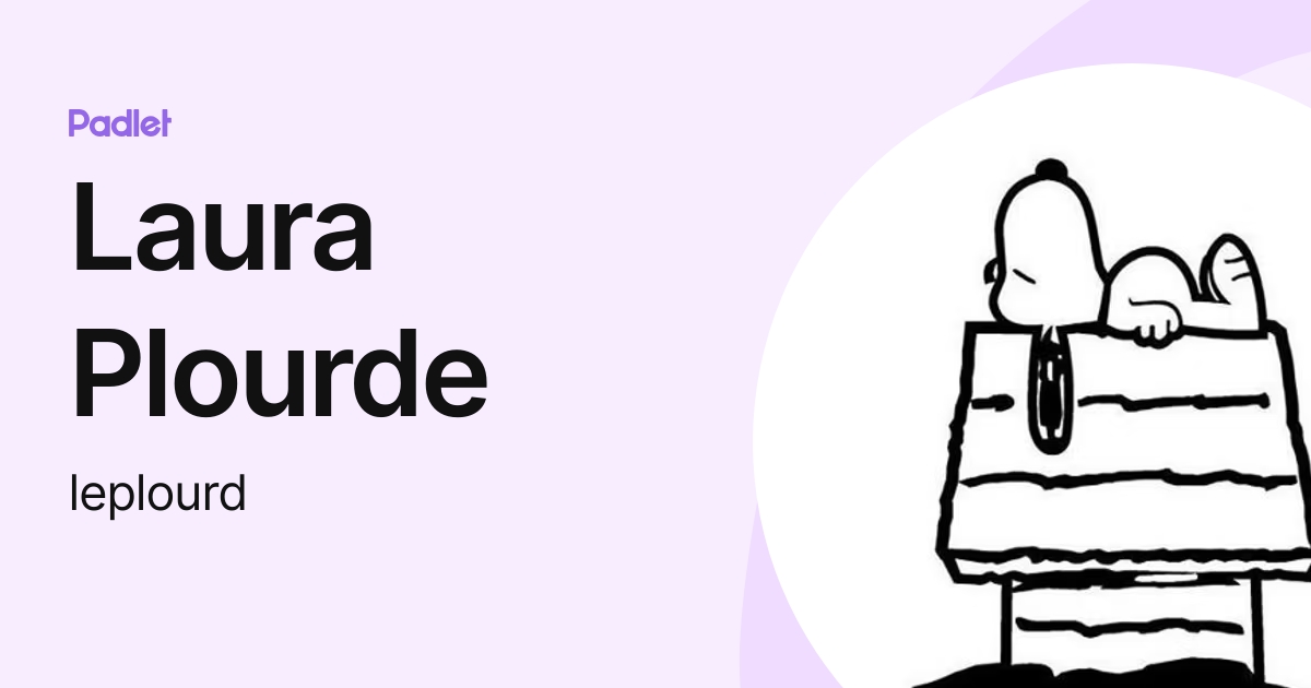 Laura Plourde (leplourd) profile | Padlet