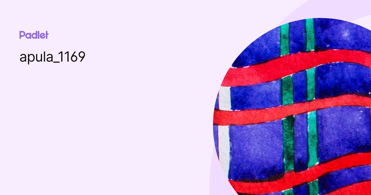apula_1169 profile | Padlet