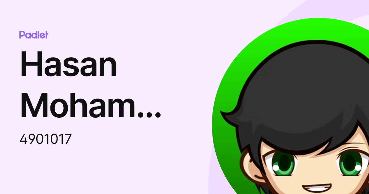 Hasan Mohammed Hasan Ali ALBlooshi (4901017) profile | Padlet