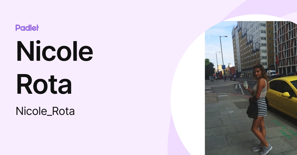 Nicole Rota (Nicole_Rota) profile | Padlet