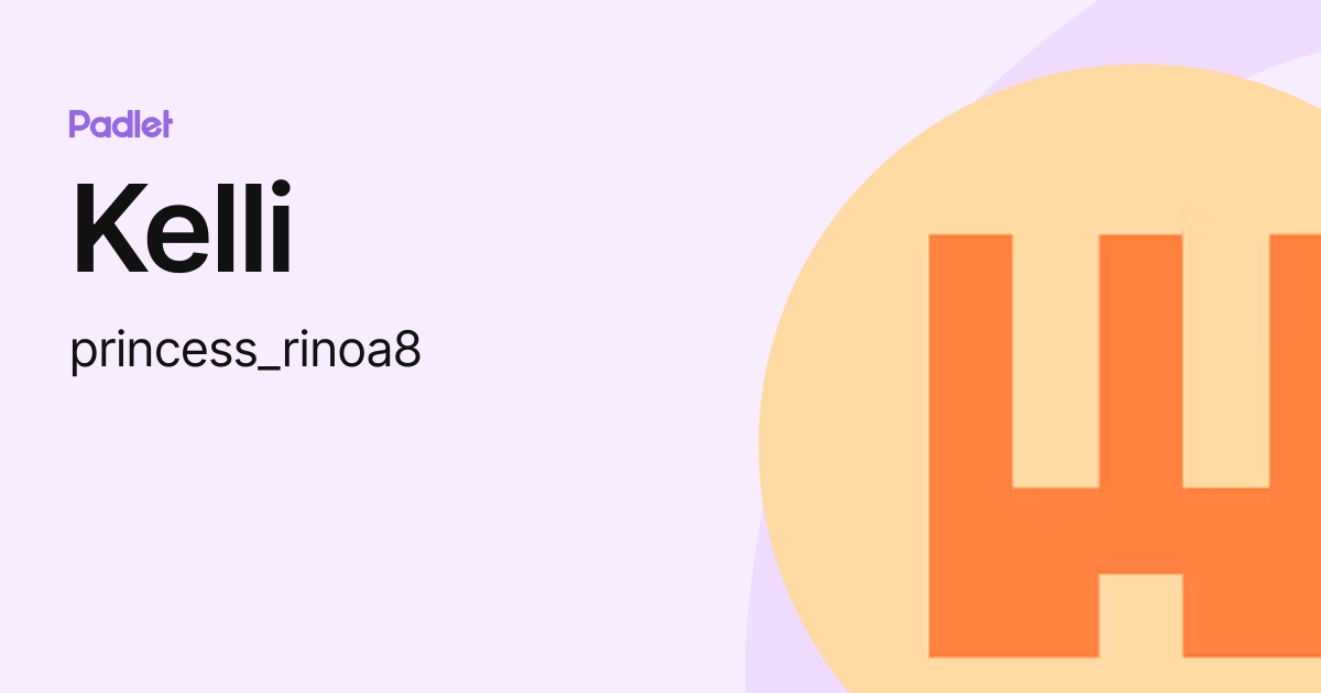 Kelli (princess_rinoa8) profile | Padlet
