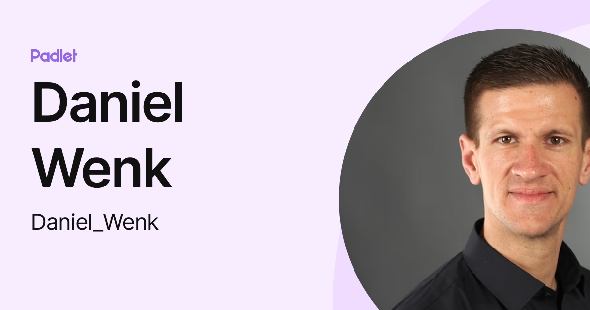 Daniel Wenk (Daniel_Wenk) profile | Padlet