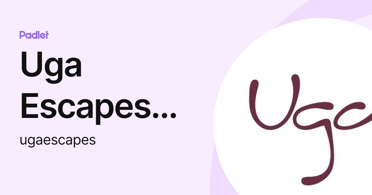 Uga Escapes Management (Pvt) Ltd (ugaescapes) profile | Padlet