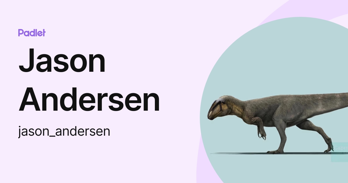 Jason Andersen (jason_andersen) profile | Padlet