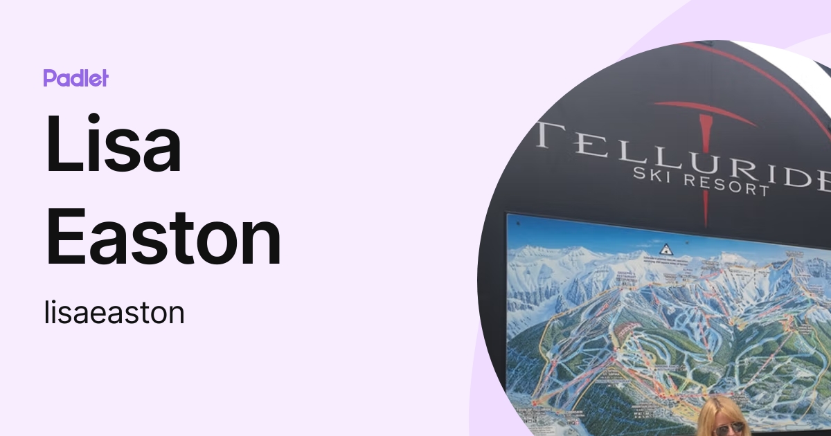 Lisa Easton (lisaeaston) profile | Padlet