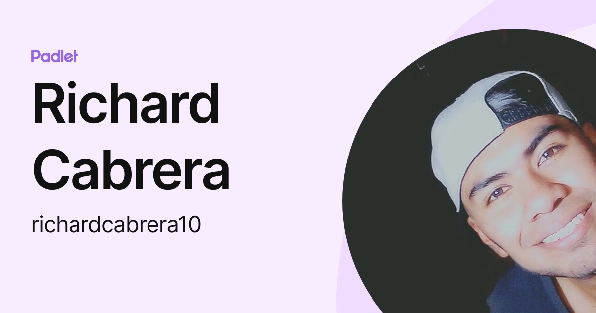 Richard Cabrera (richardcabrera10) profile | Padlet