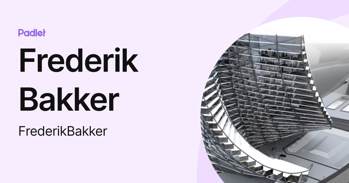 Frederik Bakker (FrederikBakker) profile | Padlet