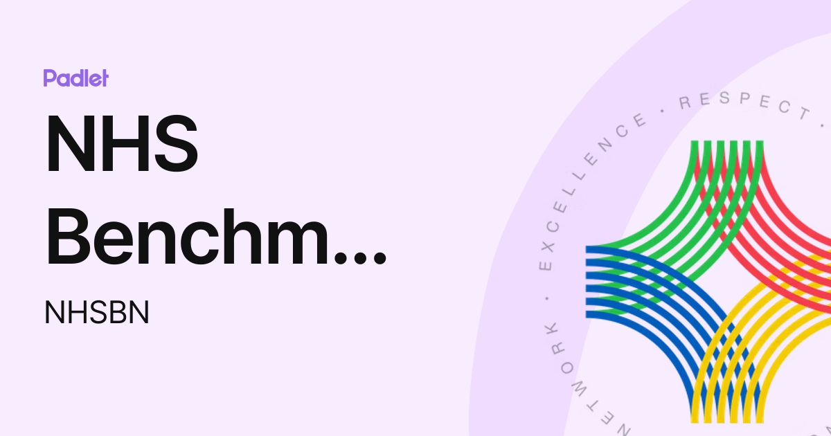 NHS Benchmarking Network (NHSBN) profile | Padlet
