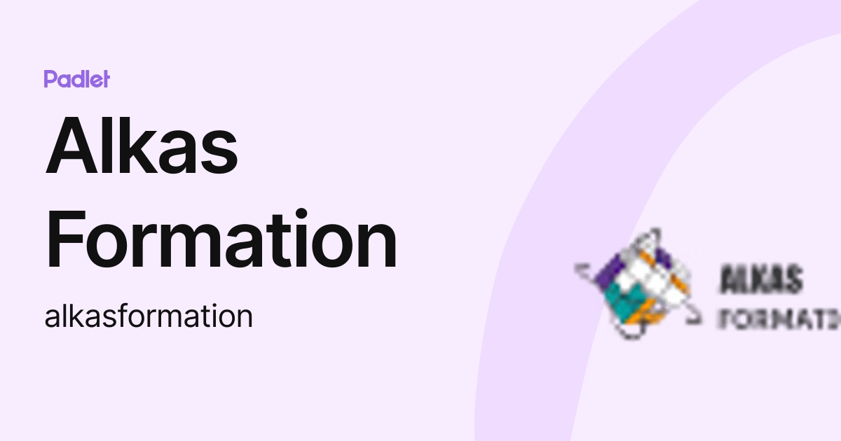 Alkas Formation (alkasformation) profile | Padlet