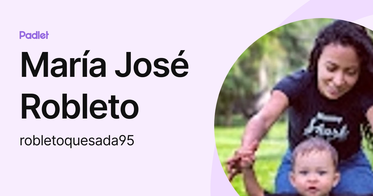 María José Robleto (robletoquesada95) profile | Padlet