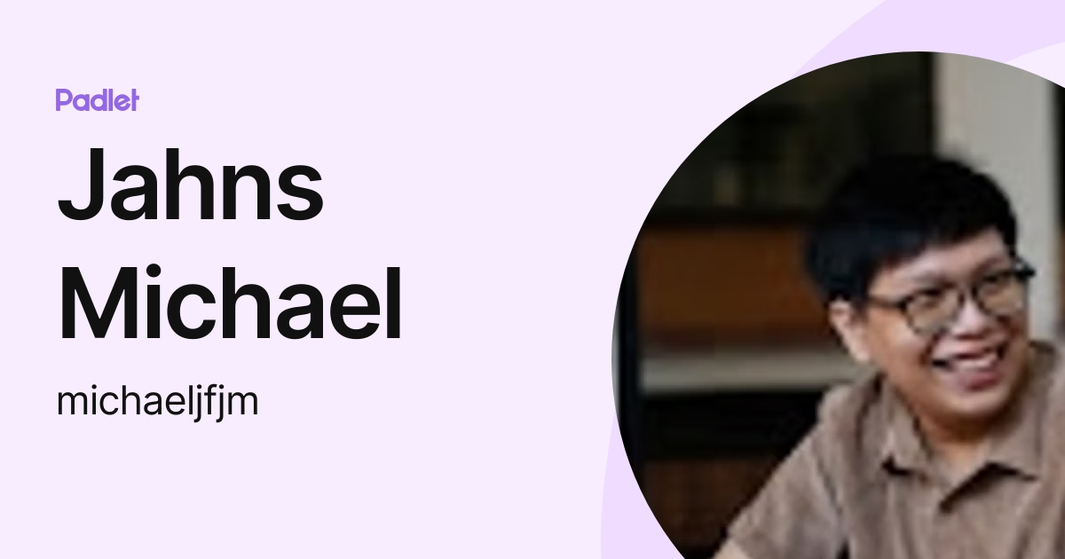 Jahns Michael (michaeljfjm) profile | Padlet