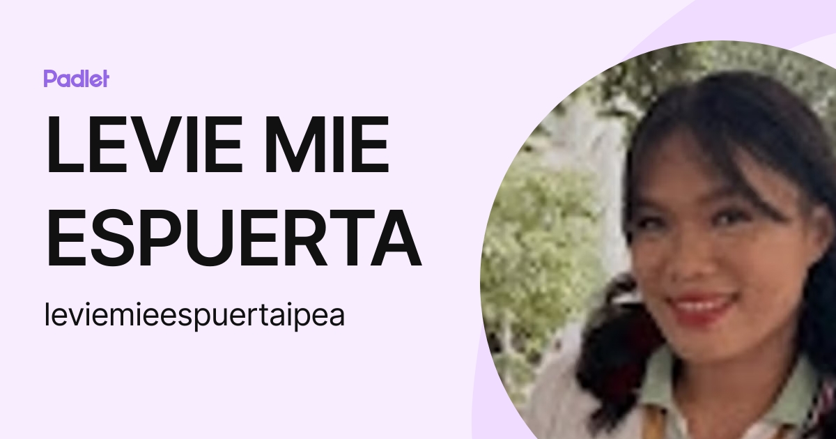LEVIE MIE ESPUERTA (leviemieespuertaipea) profile | Padlet