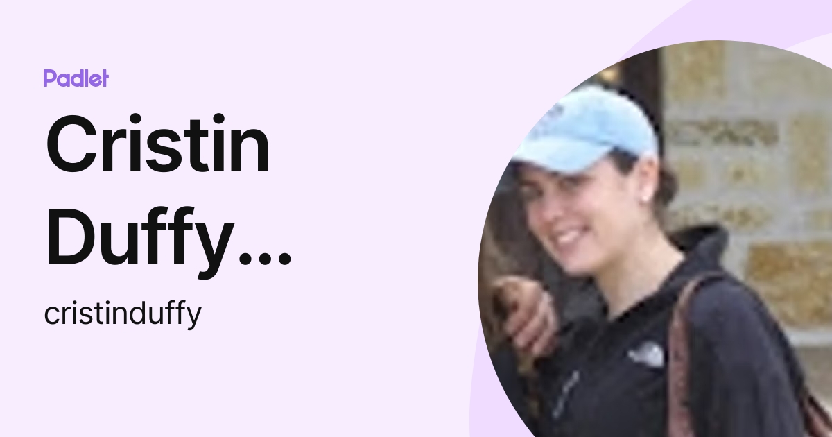 Cristin Duffy Concannon (cristinduffy) profile | Padlet