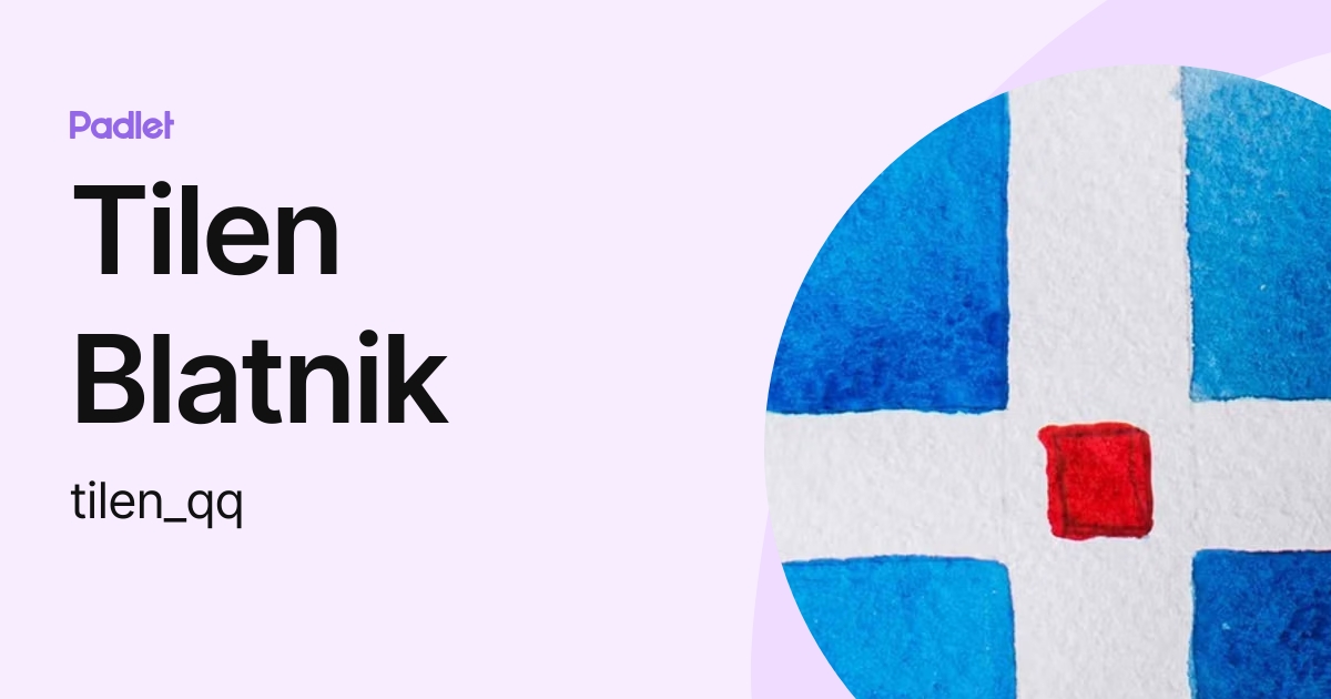 Tilen Blatnik (tilen_qq) profile | Padlet