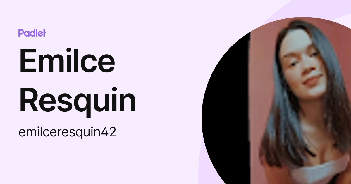 Emilce Resquin (emilceresquin42) profile | Padlet
