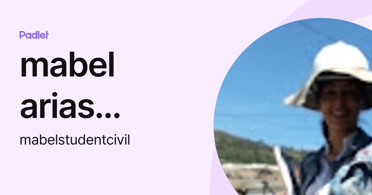 mabel arias villamizar (mabelstudentcivil) profile | Padlet