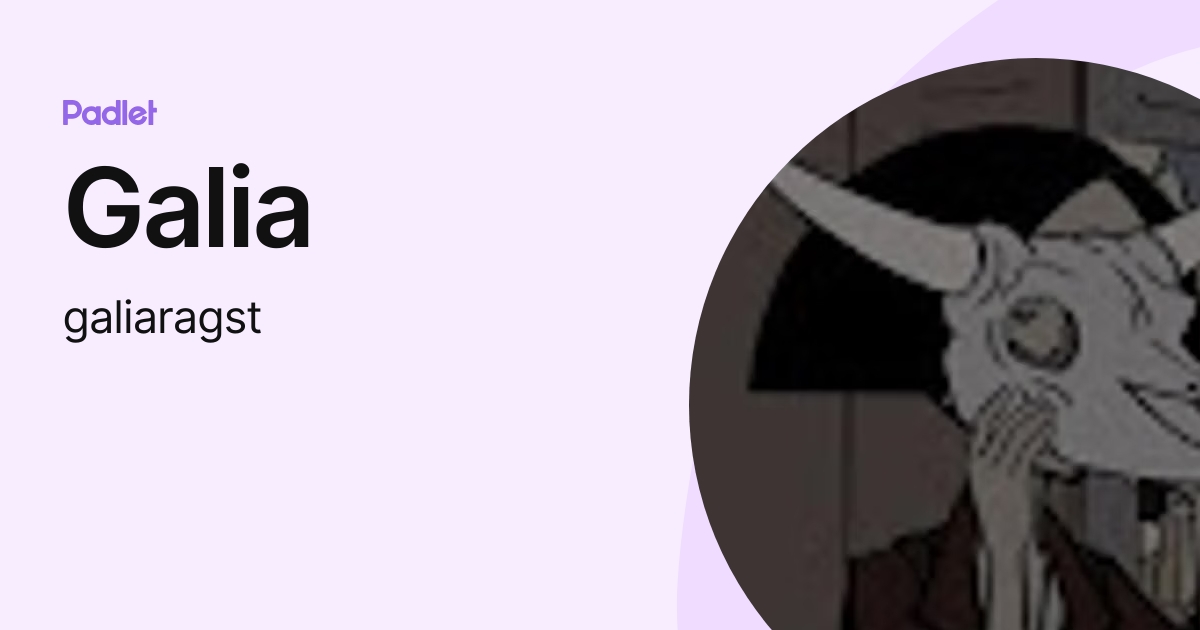 Galia (galiaragst) profile | Padlet