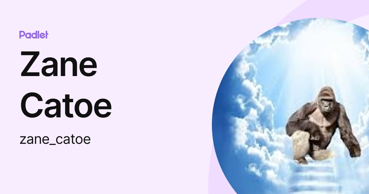 Zane Catoe (zane_catoe) profile | Padlet