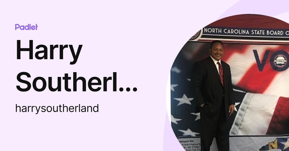 Harry Southerland (harrysoutherland) profile | Padlet