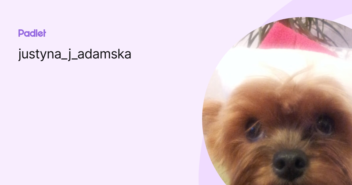 justyna_j_adamska profile | Padlet