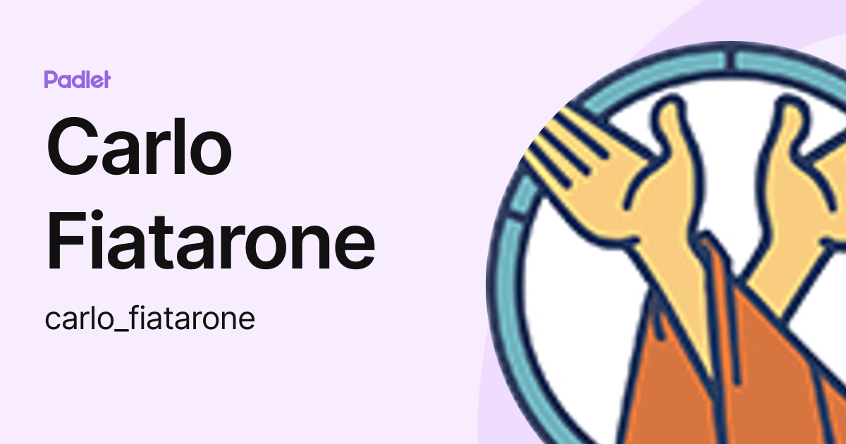 Carlo Fiatarone (carlo_fiatarone) profile | Padlet