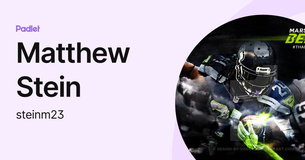 Matthew Stein (steinm23) profile | Padlet