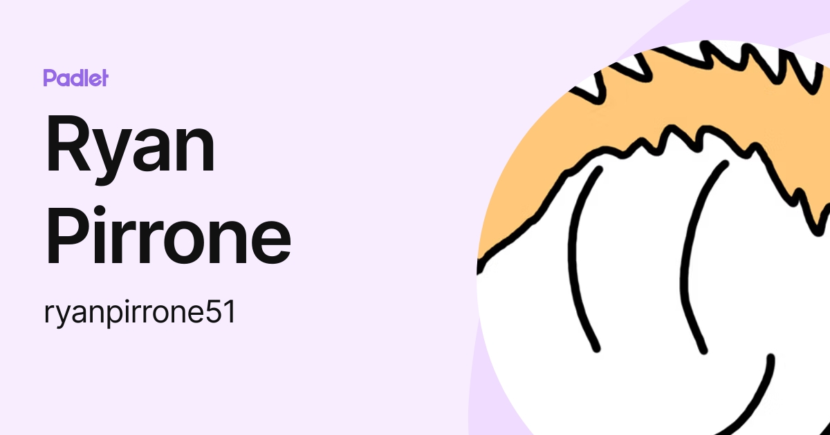 Ryan Pirrone (ryanpirrone51) profile | Padlet