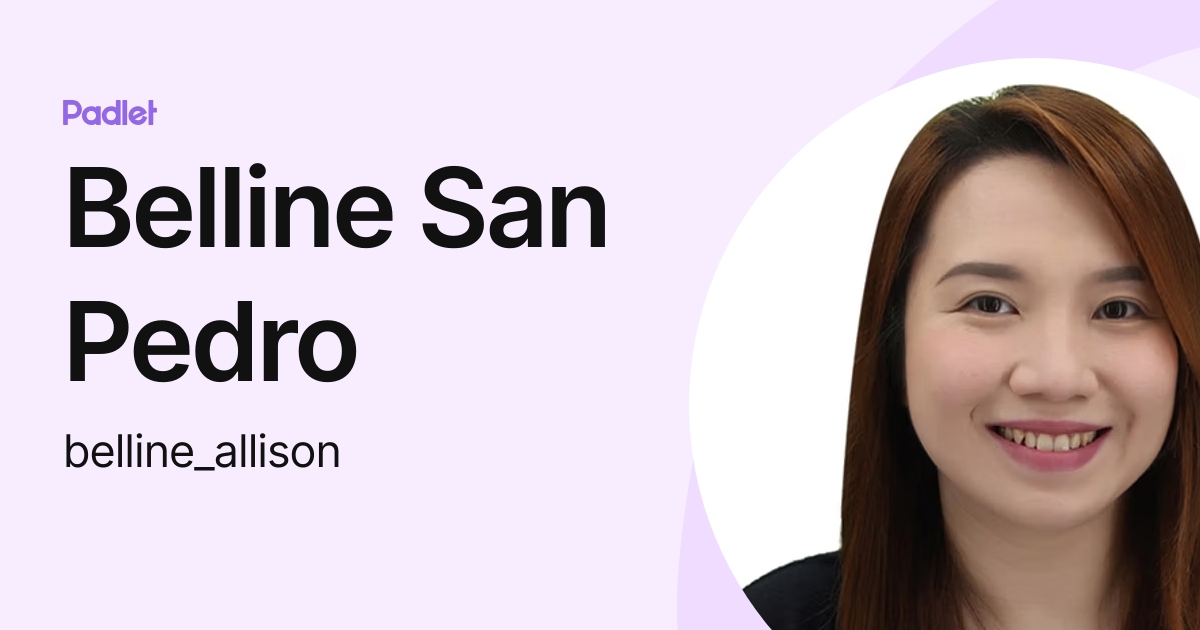 Belline San Pedro (belline_allison) profile | Padlet