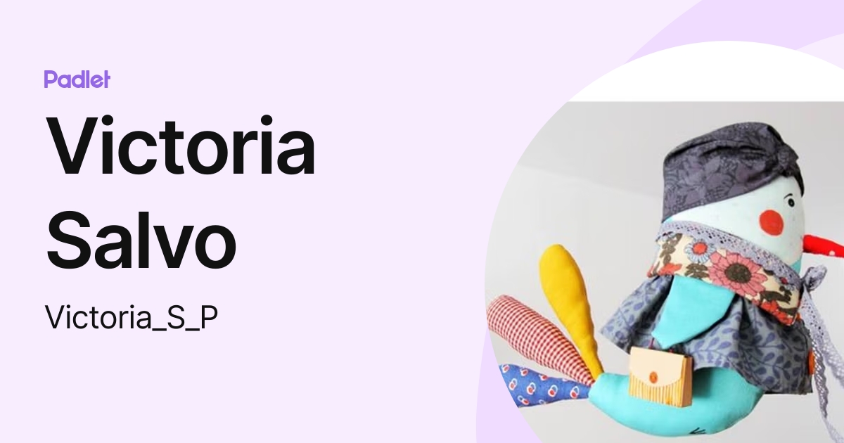 Victoria Salvo (Victoria_S_P) perfil | Padlet