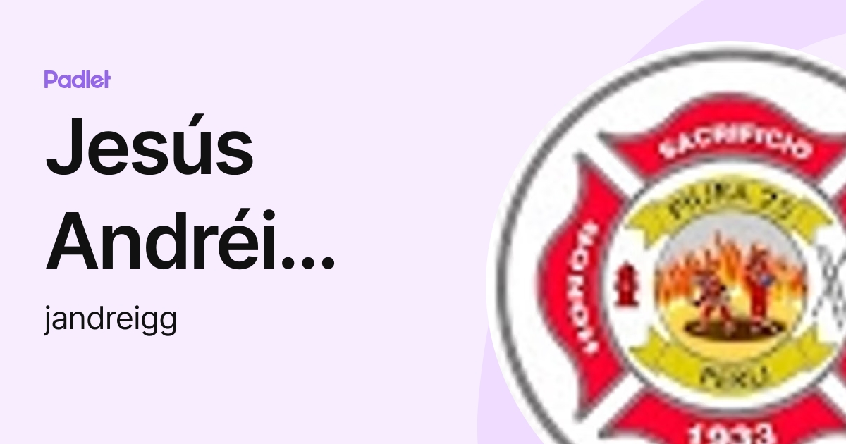 Jesús Andréi Gutiérrez Gonzáles (jandreigg) profile | Padlet